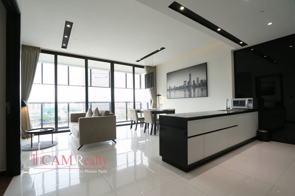 2 Bedroom Serviced Apartment For Rent in BKK1
