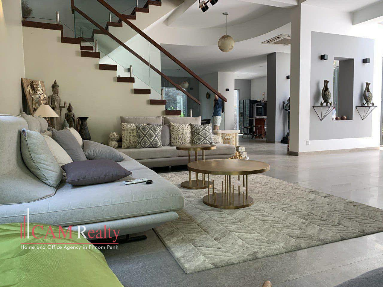 5 bedrooms jasmine villa for rent in Borey Peng Huot Boeng Snor